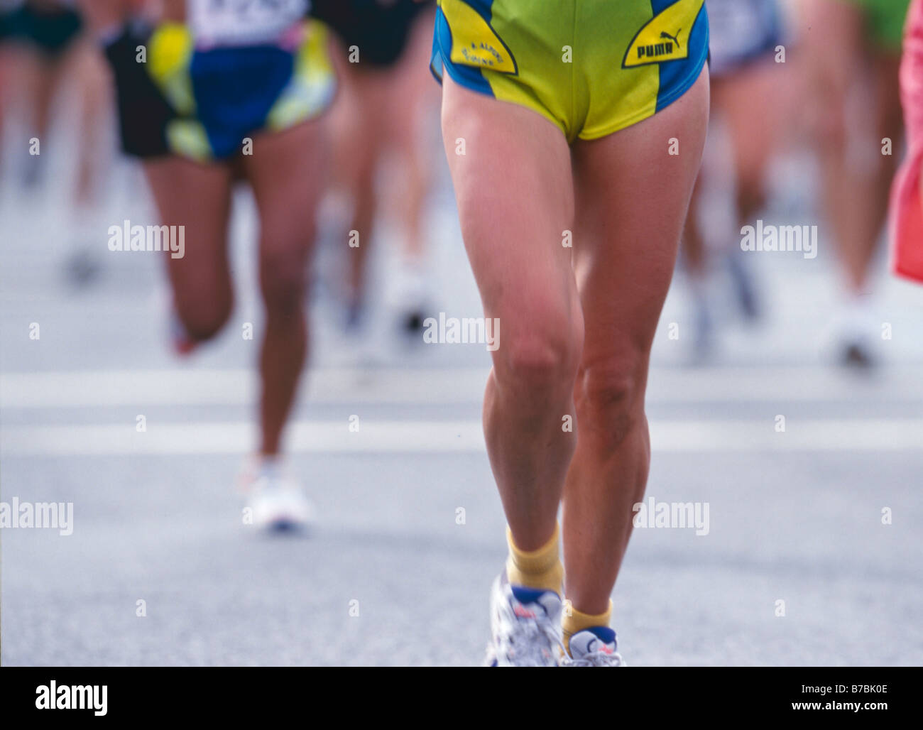 Marathon runners legs running hi-res stock photography and images - Alamy