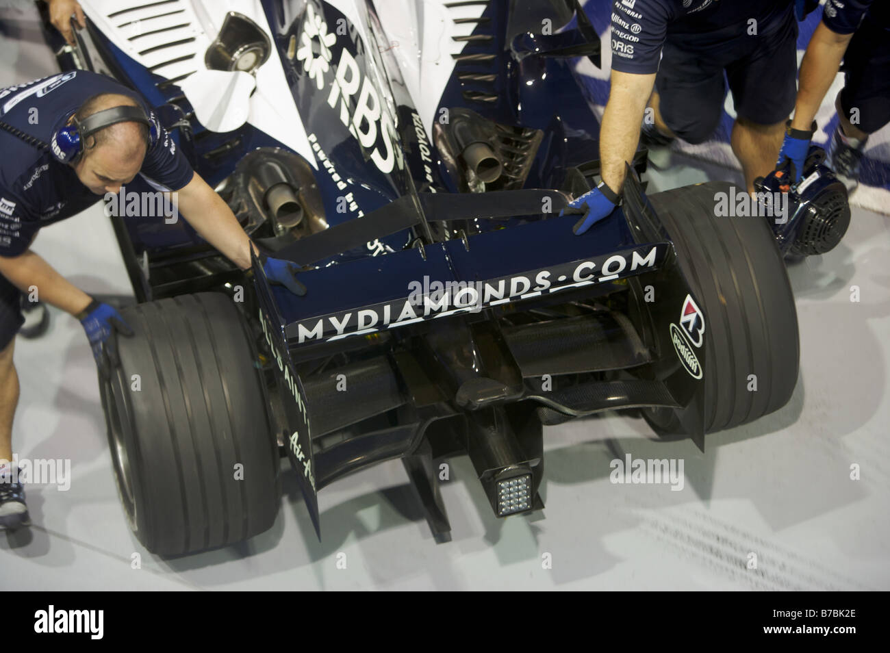 AT&T Williams F1 rear Stock Photo - Alamy