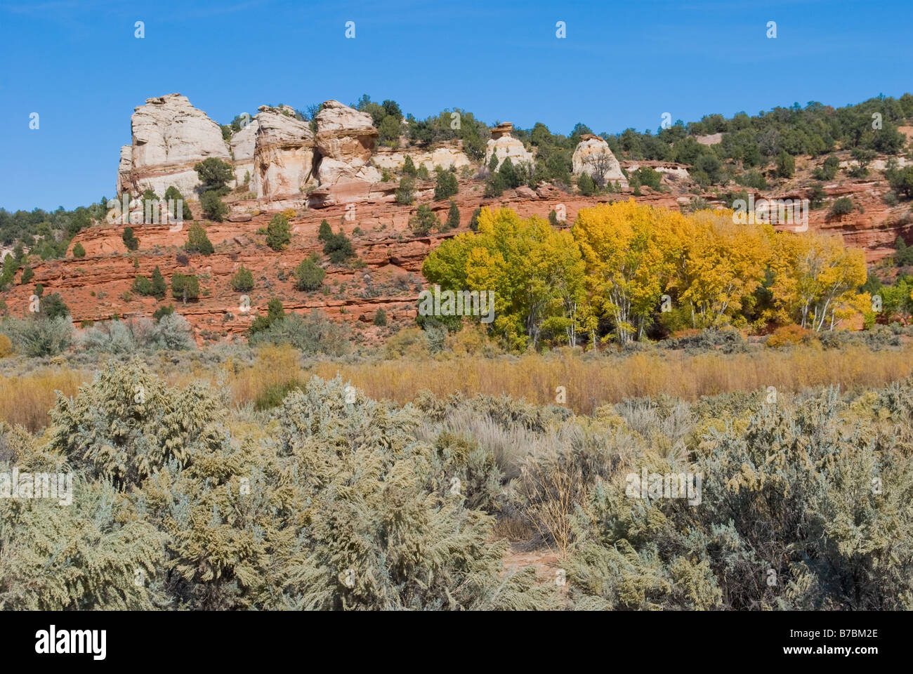 The view along Johnson canyon road Grand Staircase Escalante national ...