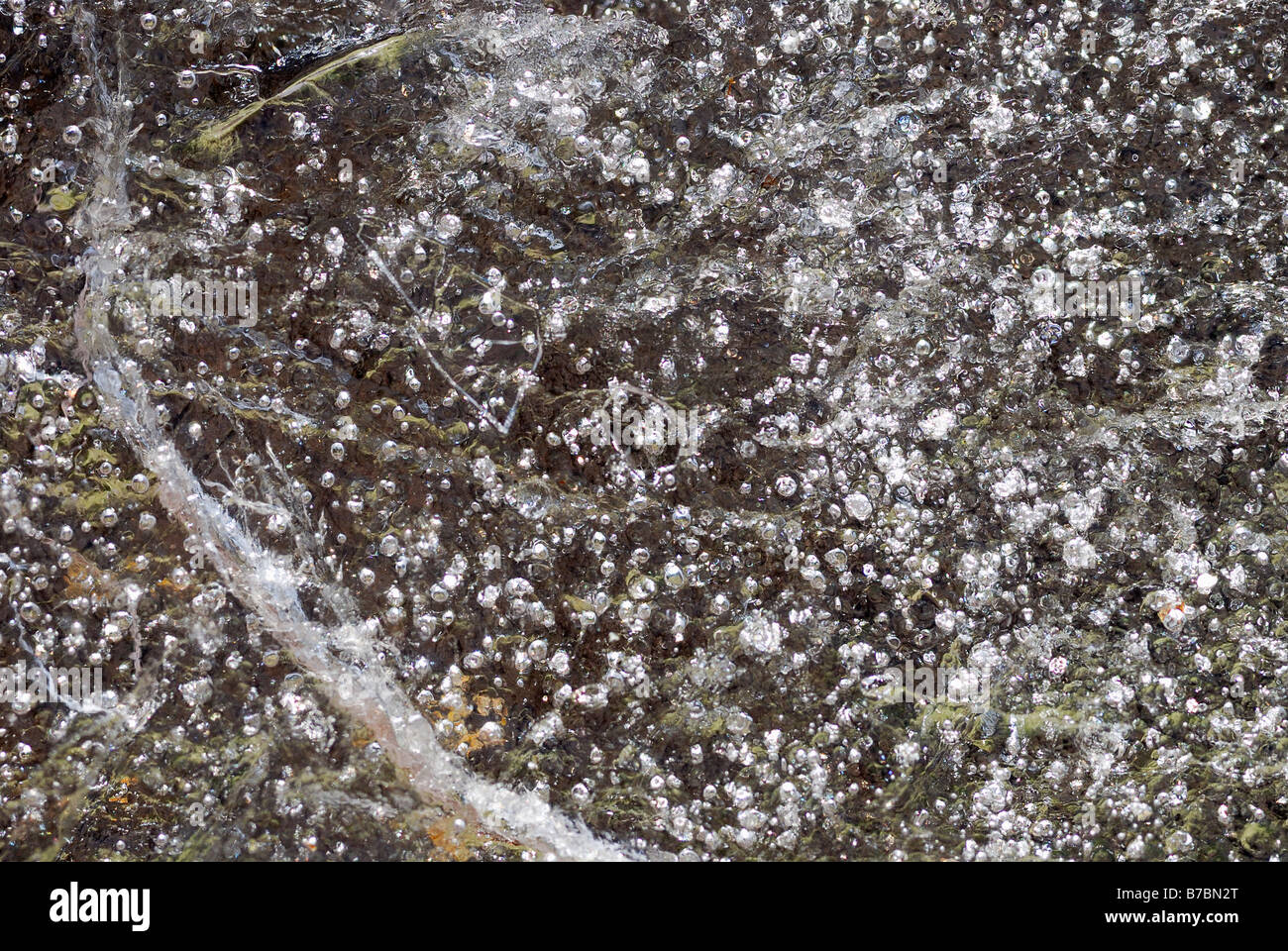 Detail of frozen water Stock Photo - Alamy