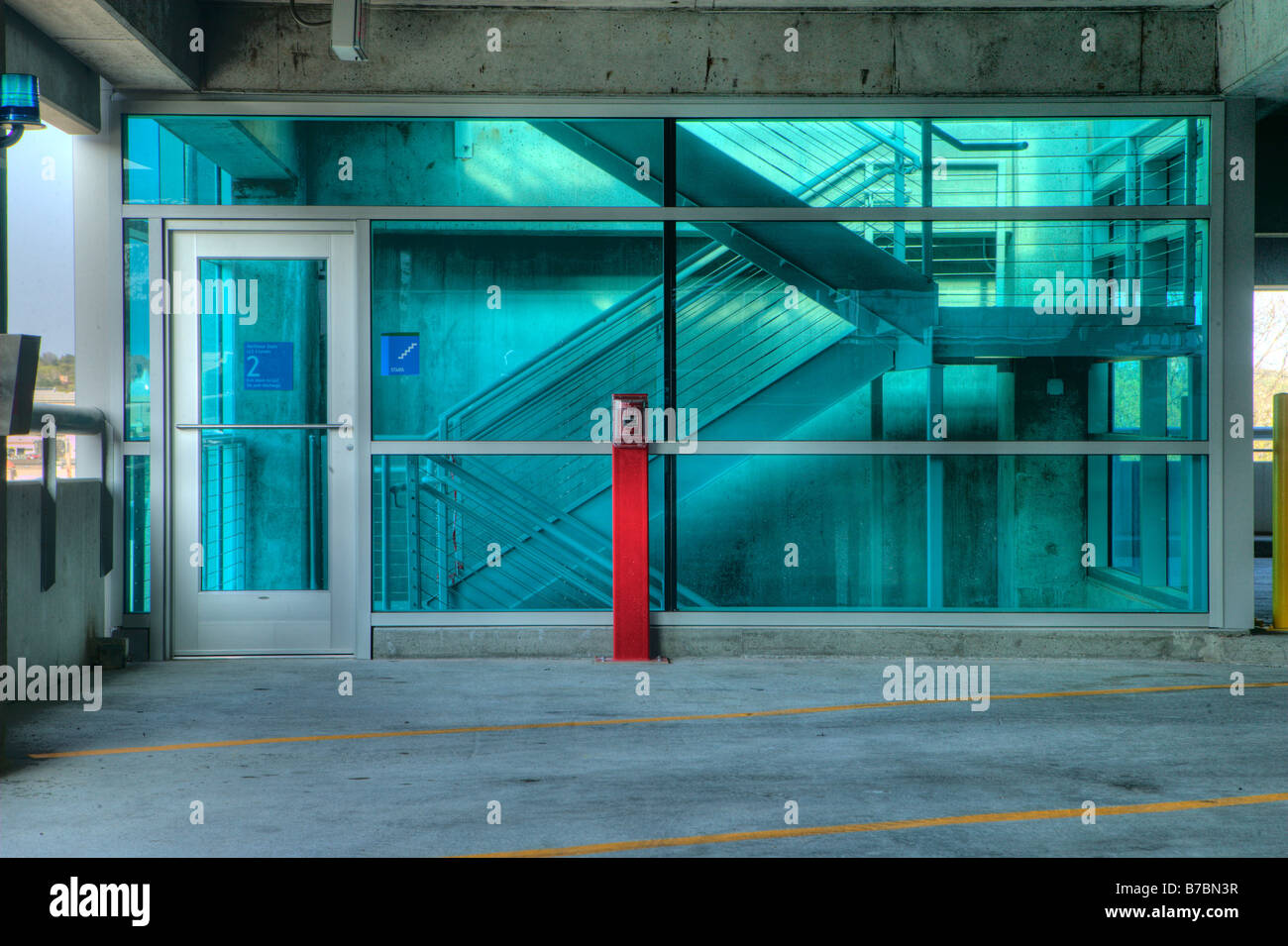 Glass flight of stairs Stock Photo - Alamy