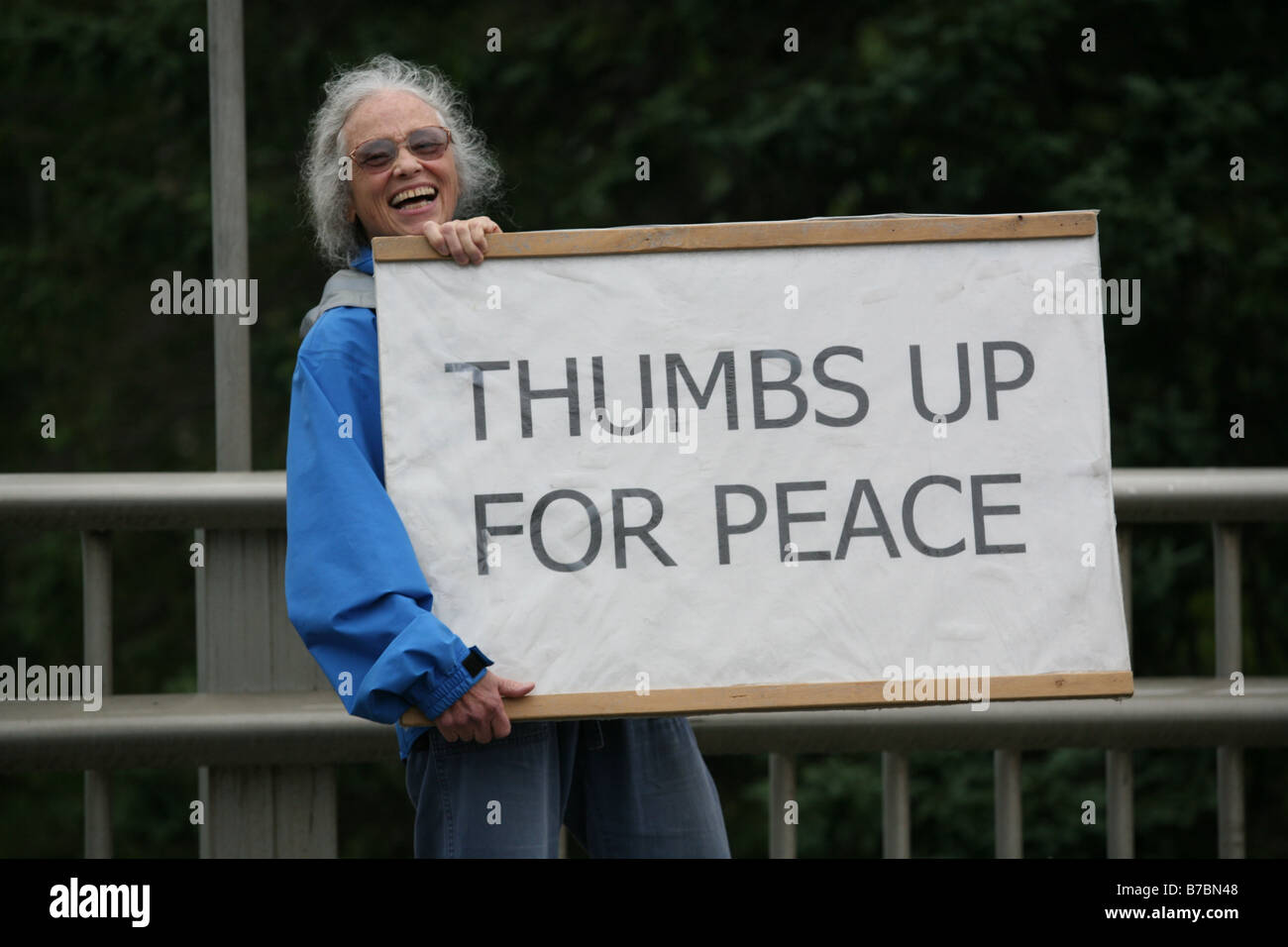 thumbs up for peace Stock Photo - Alamy
