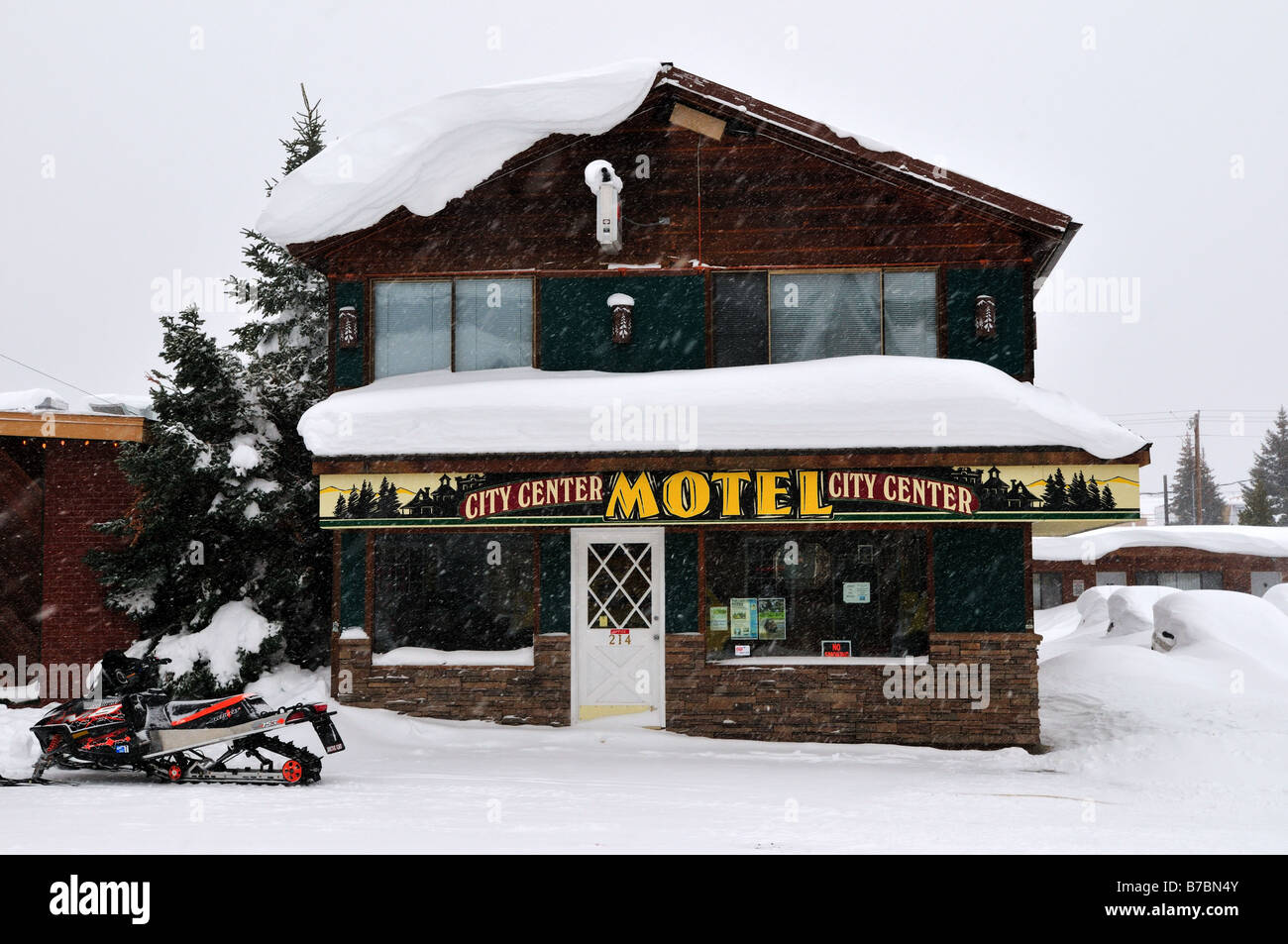Winter us town hi-res stock photography and images - Alamy