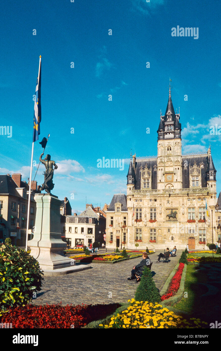Town hall of compiegne hi-res stock photography and images - Alamy