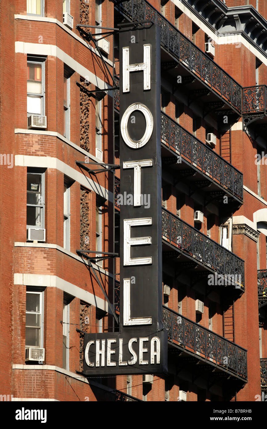 Chelsea hotel new york hi-res stock photography and images - Alamy