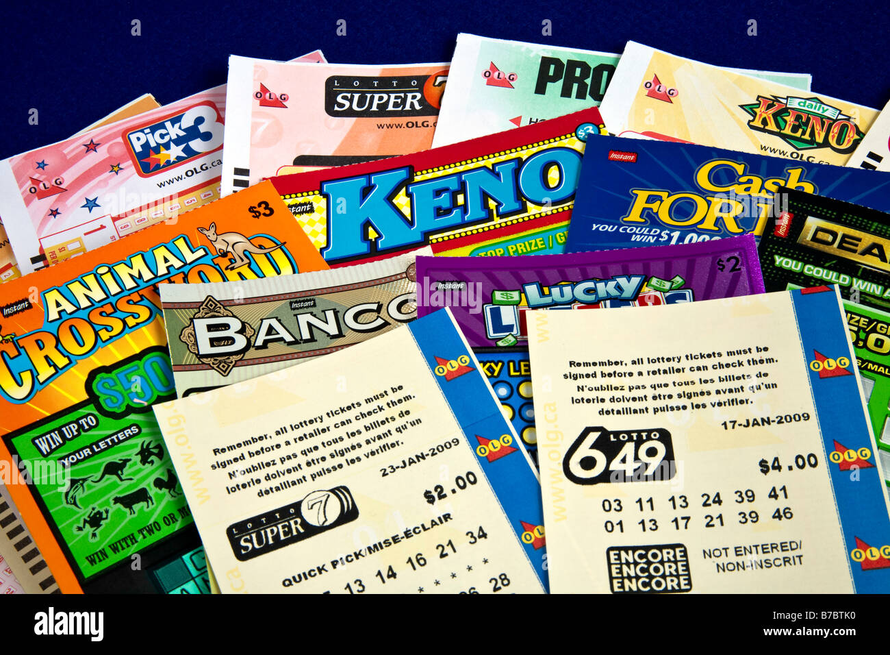 Winning a fortune through winning Hand Lottery Tickets as sold in ...