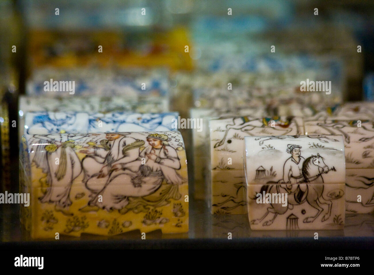 Camel Bone Boxes at Bazaar e Vakil in Shiraz Iran Stock Photo - Alamy