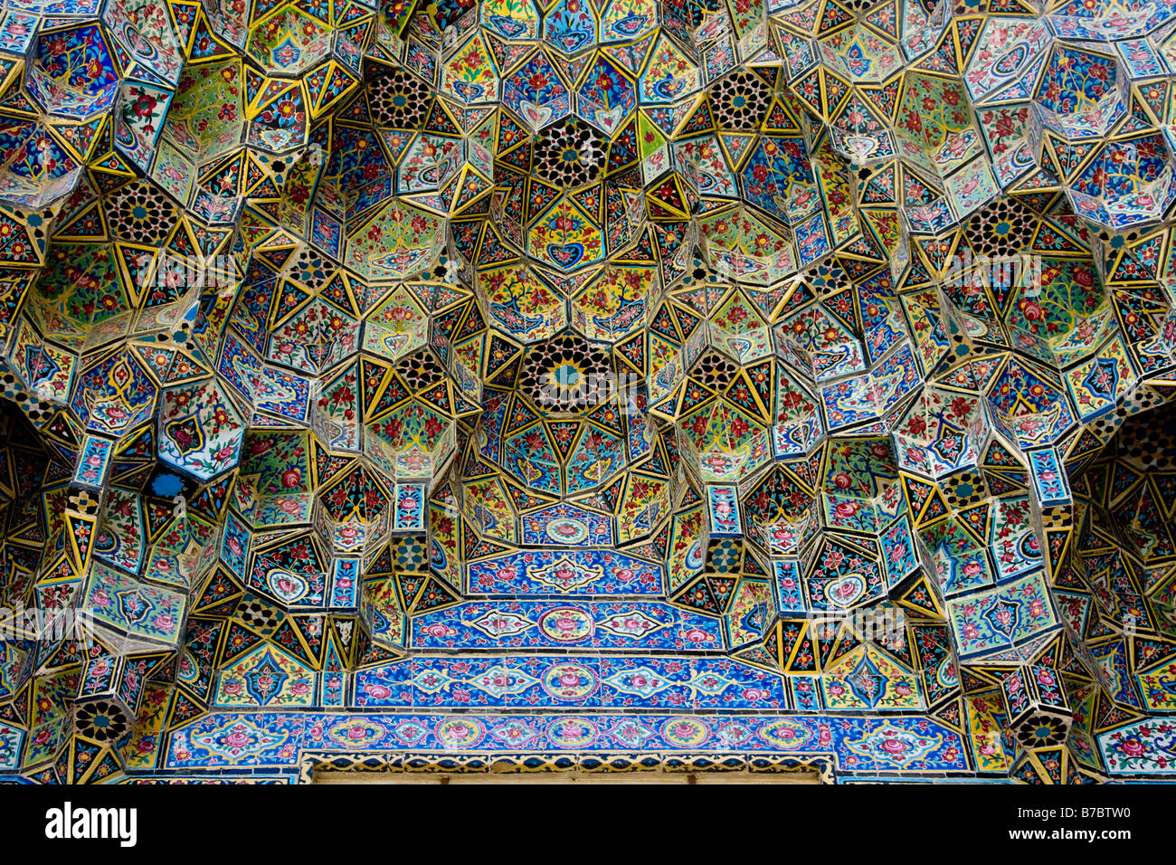 Nasir ol Molk Mosque in Shiraz Iran Stock Photo - Alamy