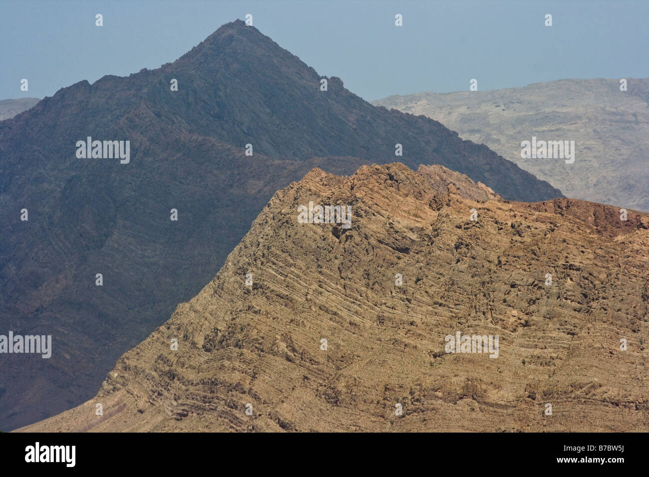 Desert Mountain Scenery near Kerman Iran Stock Photo - Alamy