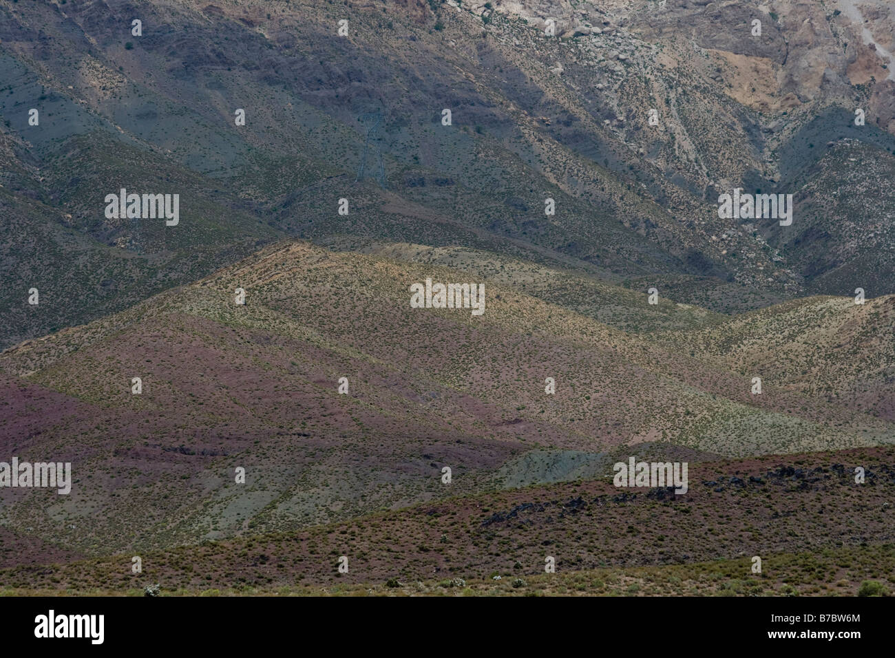 Desert Mountain Scenery near Kerman Iran Stock Photo - Alamy