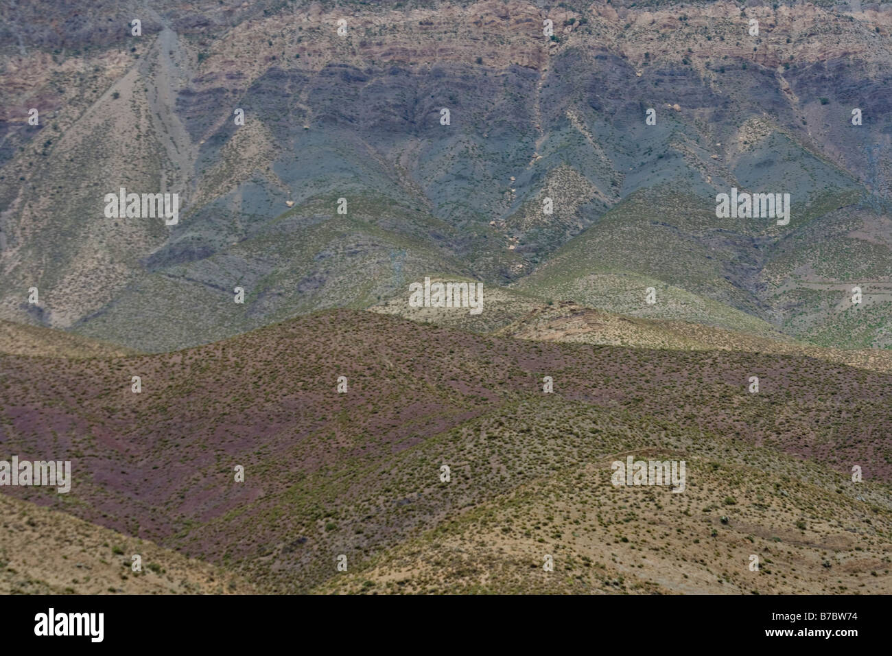 Desert Mountain Scenery near Kerman Iran Stock Photo - Alamy