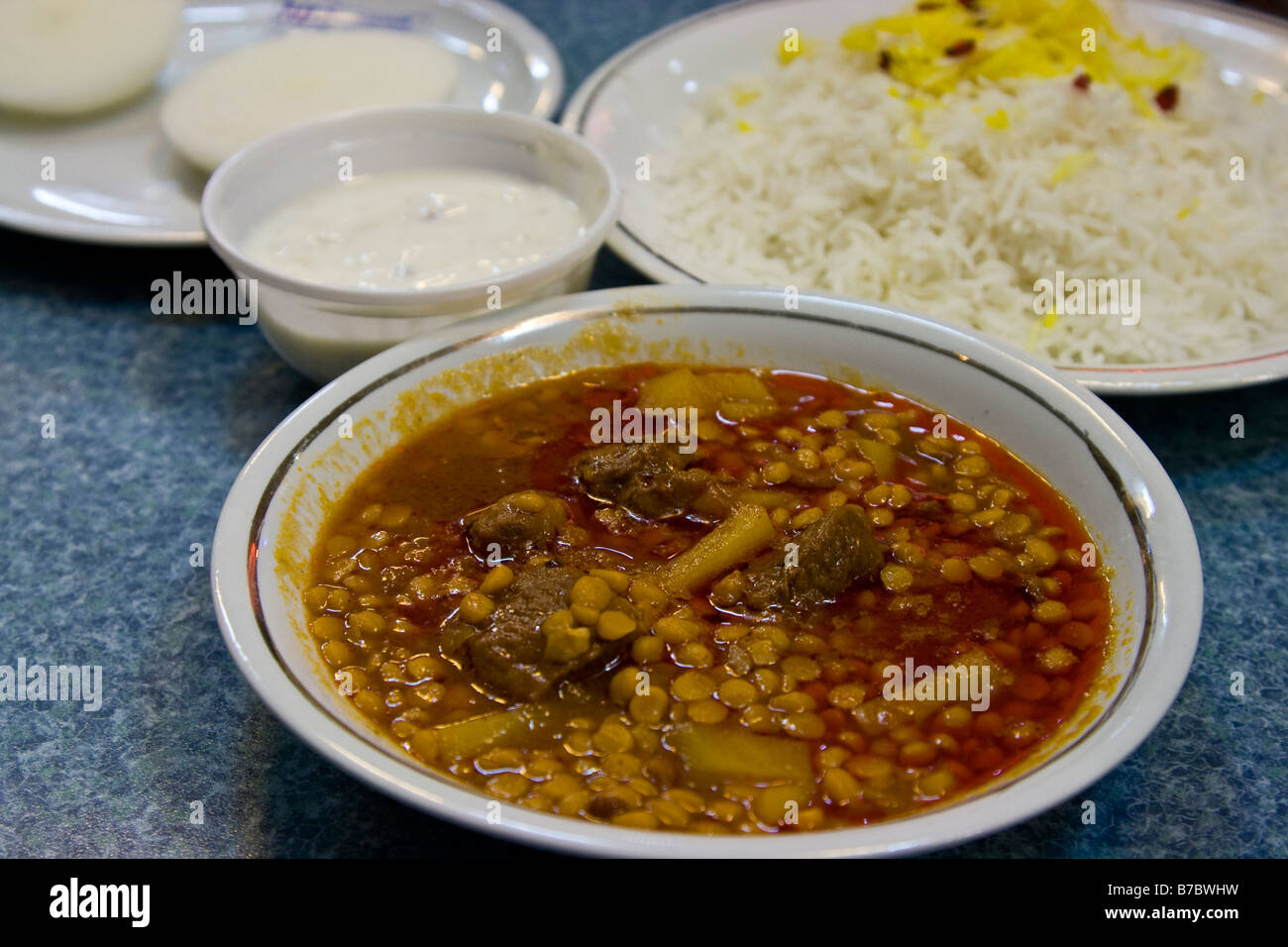 Qeimeh Khoresht Stew Iranian Food at Nowbahar Restaurant in Esfahan ...