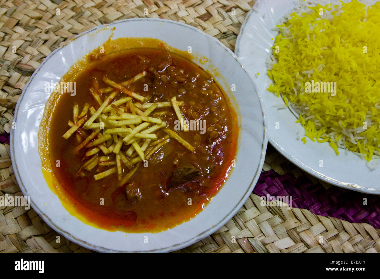 Gheimeh Khoresht Stew Iranian Food at Caravanserai Sangi Restaurant in ...