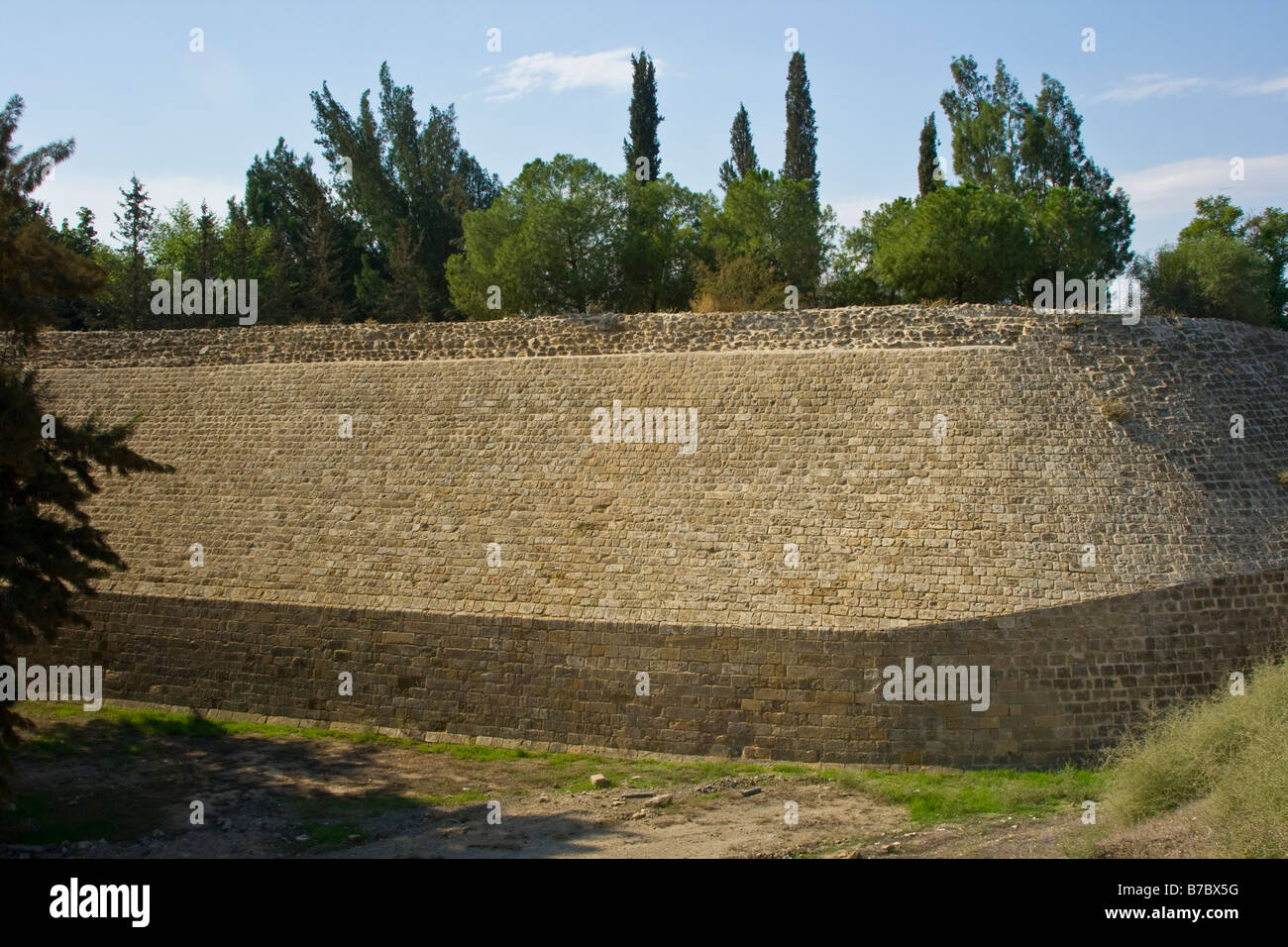Venetian Built City Wall around Nicosia in Cyprus Stock Photo - Alamy