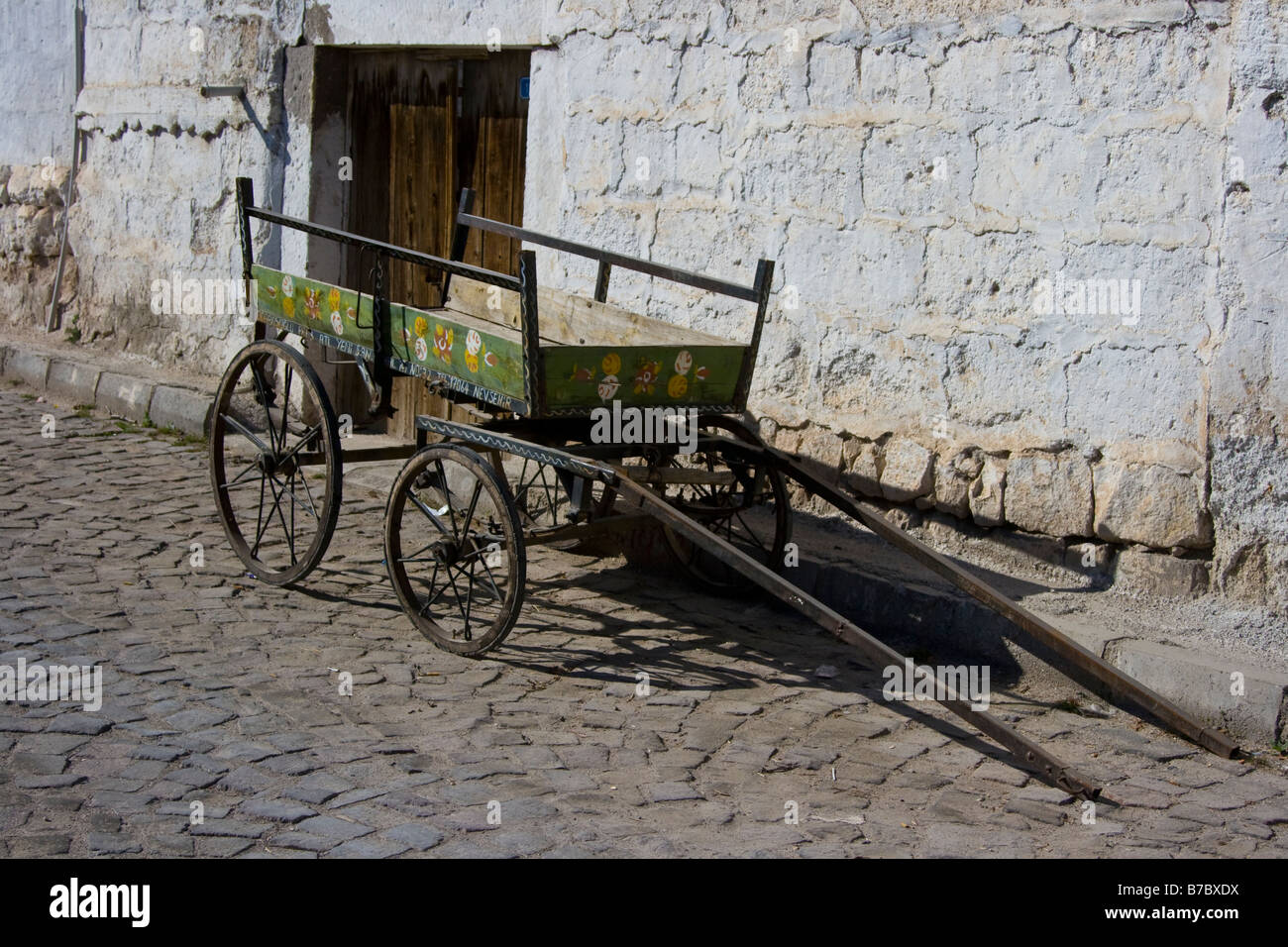 Old Wagon in Uchisar in Cappadocia Turkey Stock Photo - Alamy
