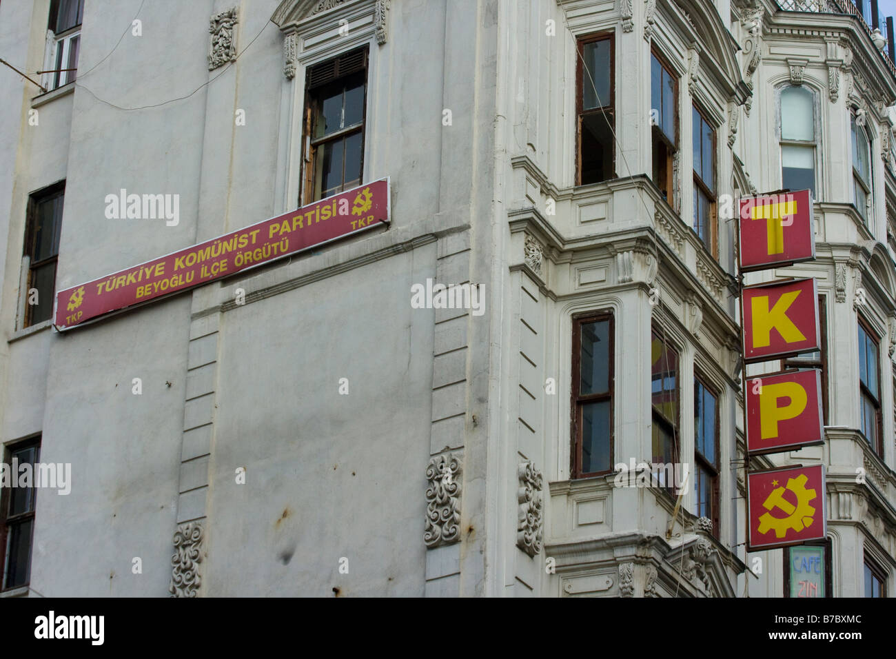 Turkish Communist Party Headquarters in Istanbul Turkey Stock Photo - Alamy