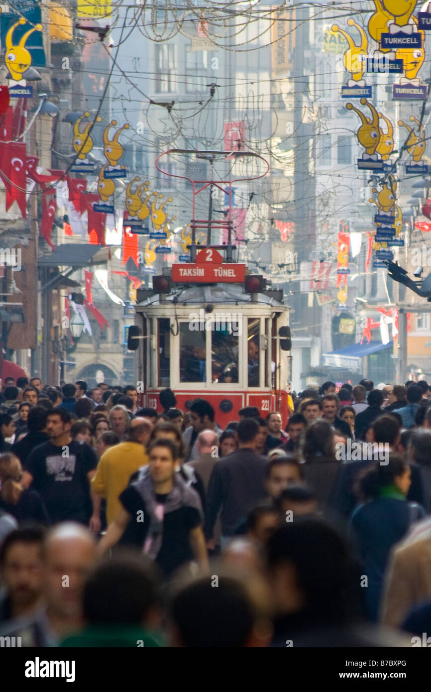 Istiklal Caddesi in Istanbul turkey Stock Photo - Alamy