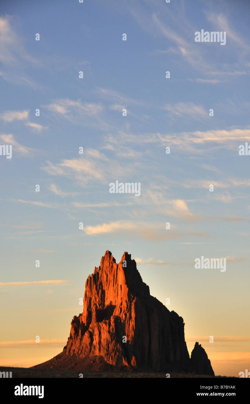 Shiprock at sunset hi-res stock photography and images - Alamy