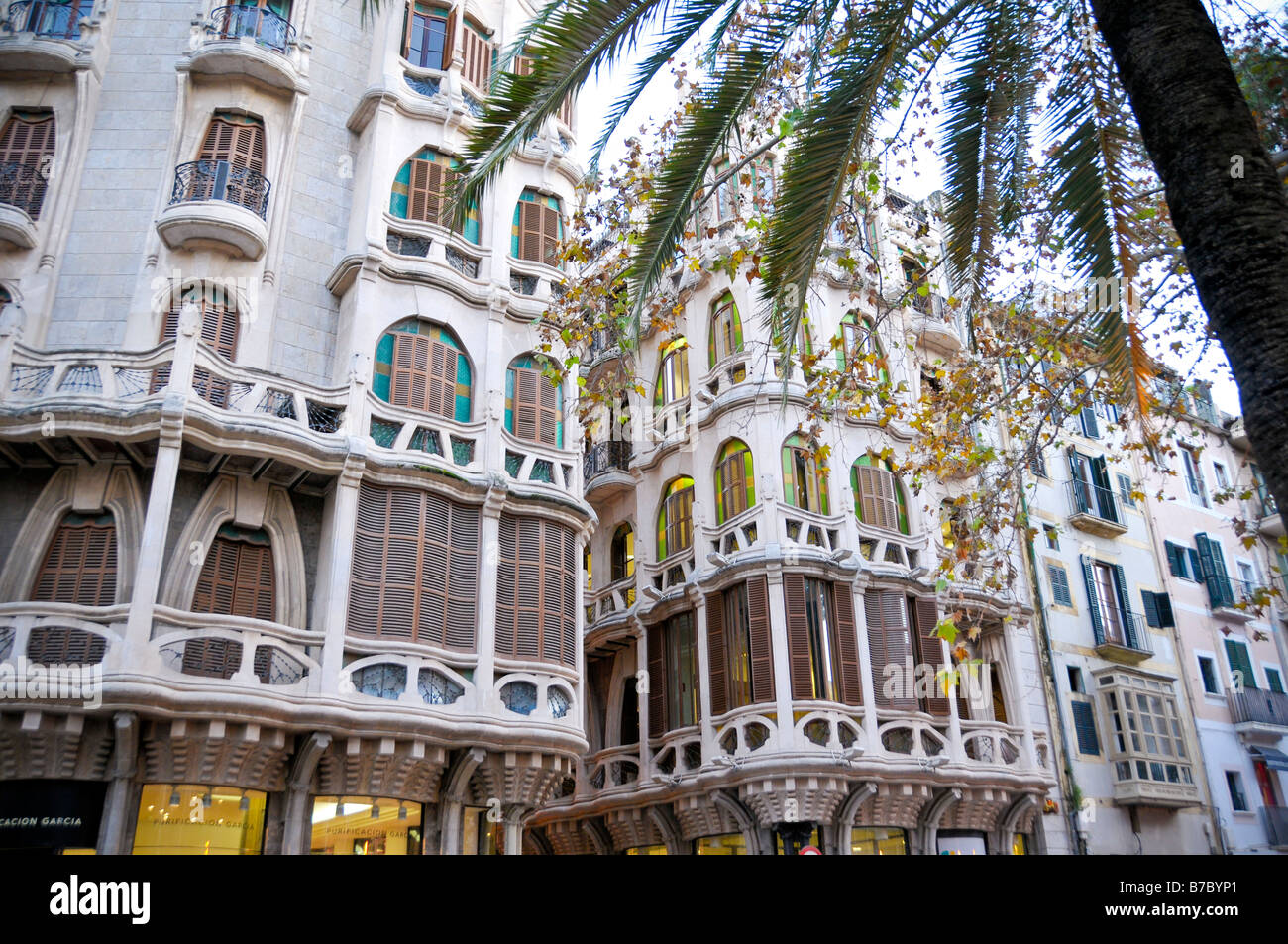 A typical building in Palma city Mallorca Stock Photo - Alamy