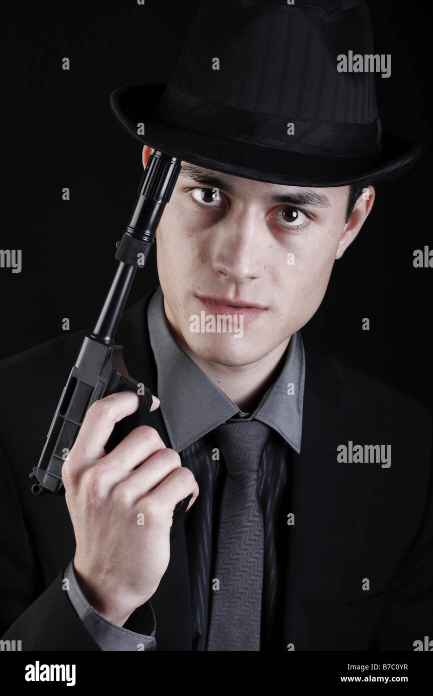private detective / mafia Stock Photo - Alamy
