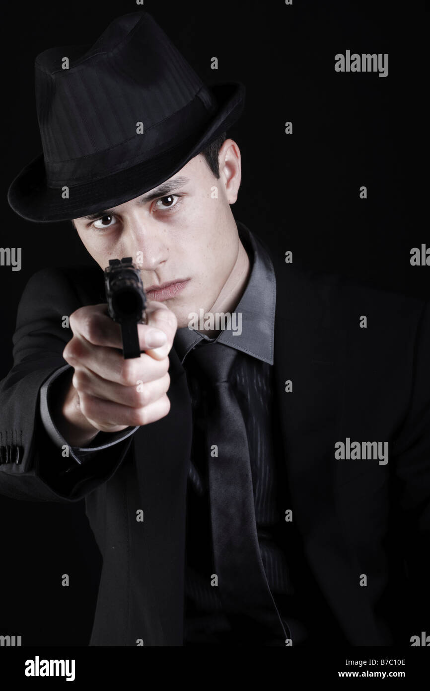 private detective / mafia Stock Photo - Alamy