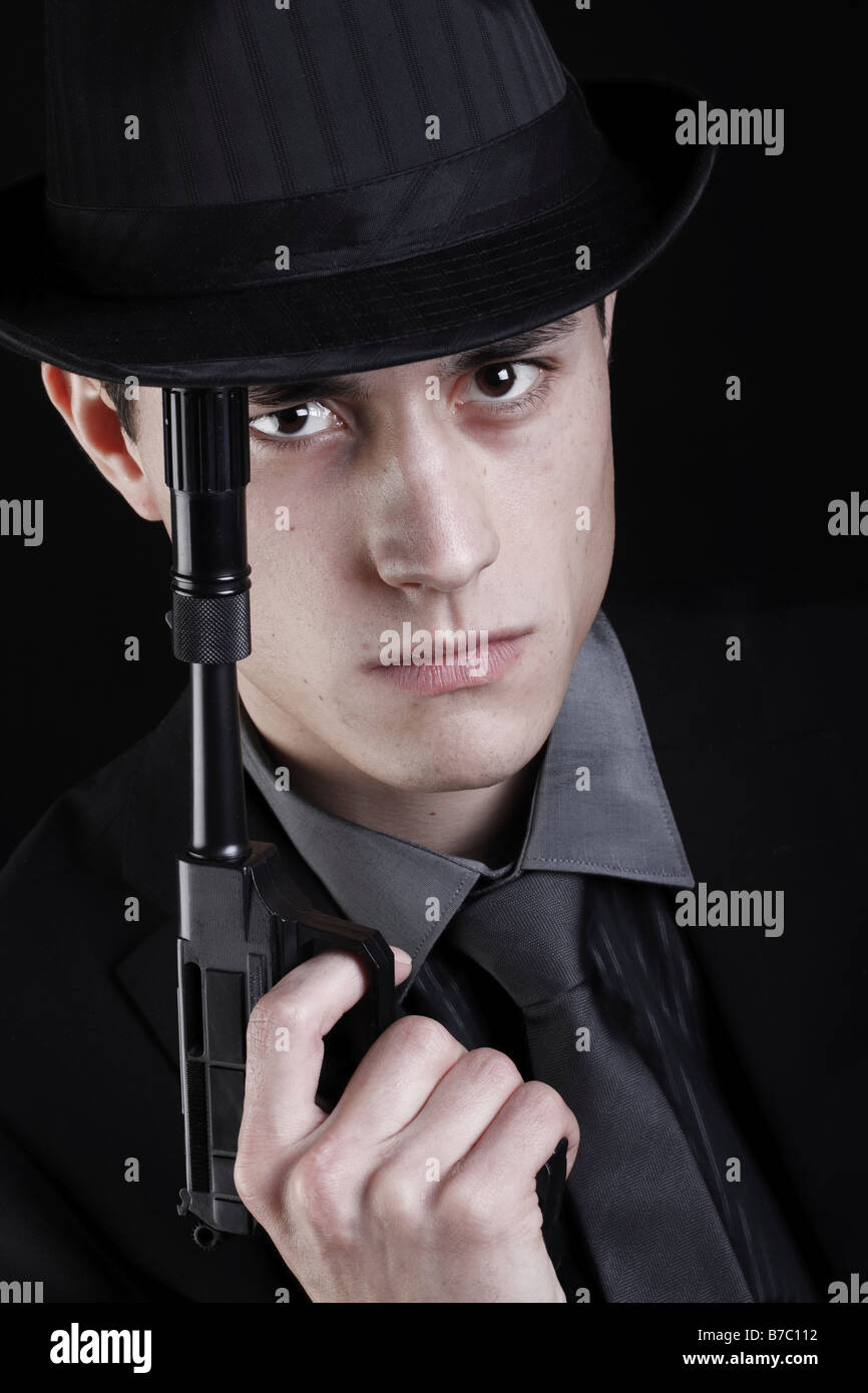 private detective / mafia Stock Photo - Alamy