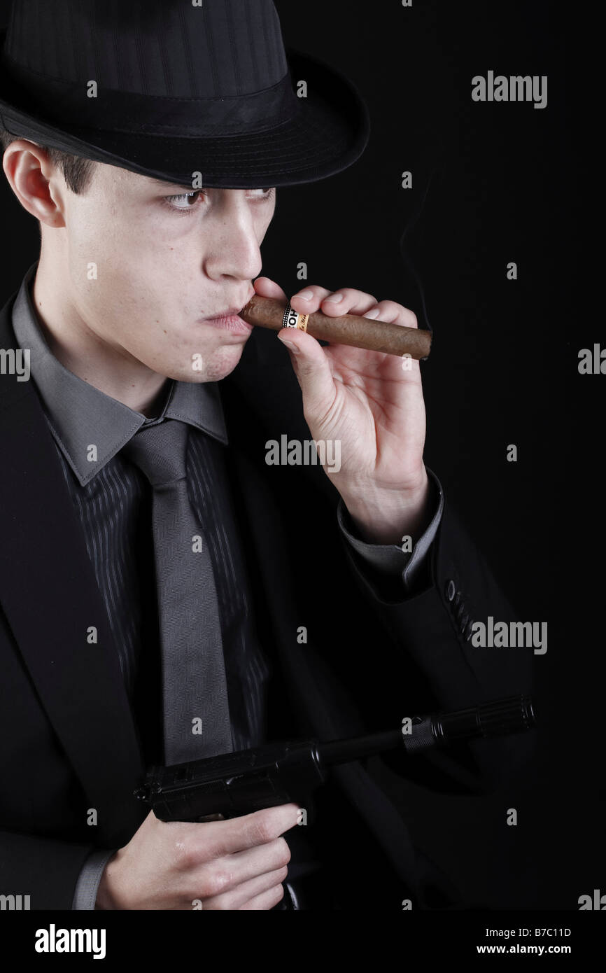 private detective / mafia Stock Photo - Alamy