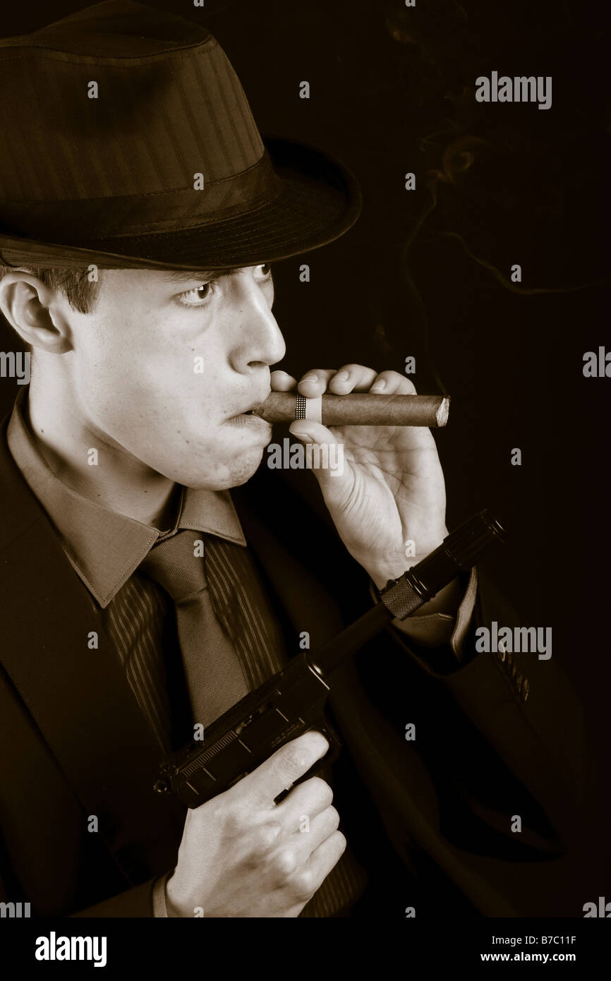 private detective / mafia Stock Photo - Alamy