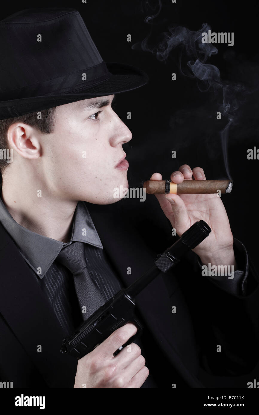 private detective / mafia Stock Photo - Alamy