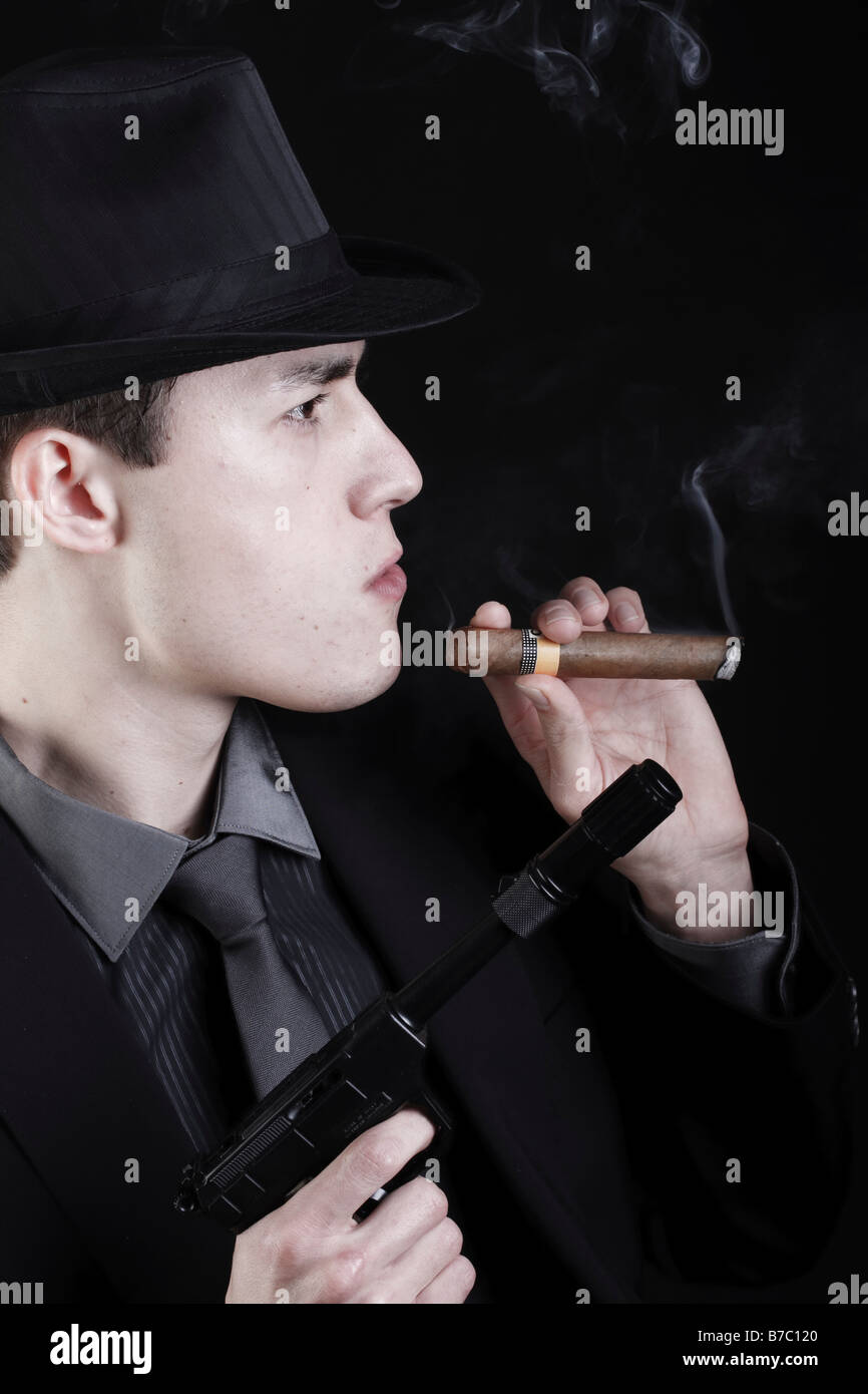 private detective / mafia Stock Photo - Alamy