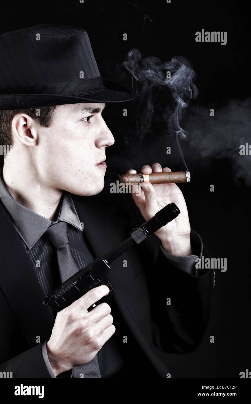 private detective / mafia Stock Photo - Alamy