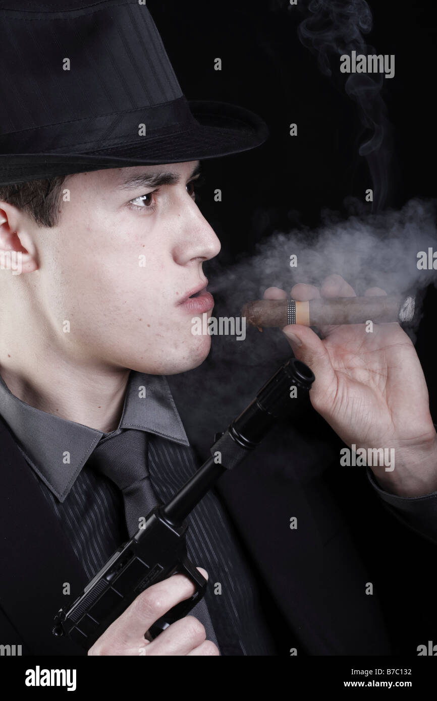 private detective / mafia Stock Photo - Alamy