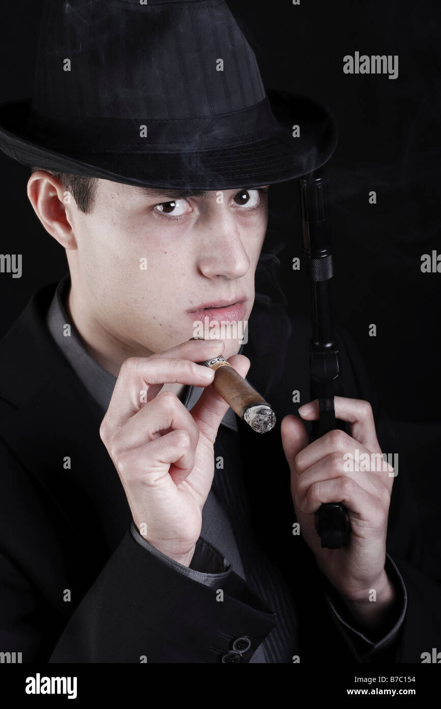 private detective / mafia Stock Photo - Alamy