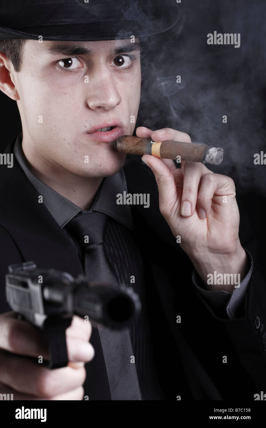 private detective / mafia Stock Photo - Alamy