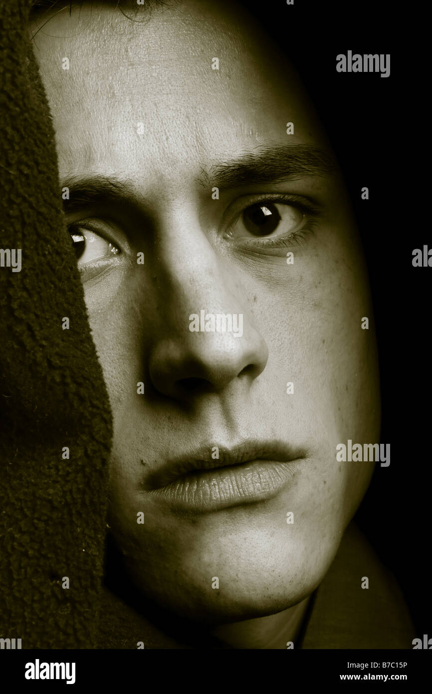 Low key portrait man hi-res stock photography and images - Alamy