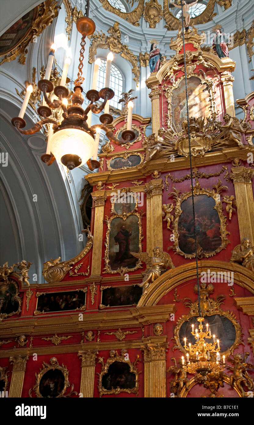 Inside view of Kyiv "Saint Andrew's Church" . Kiev-City centre, Ukraine ...
