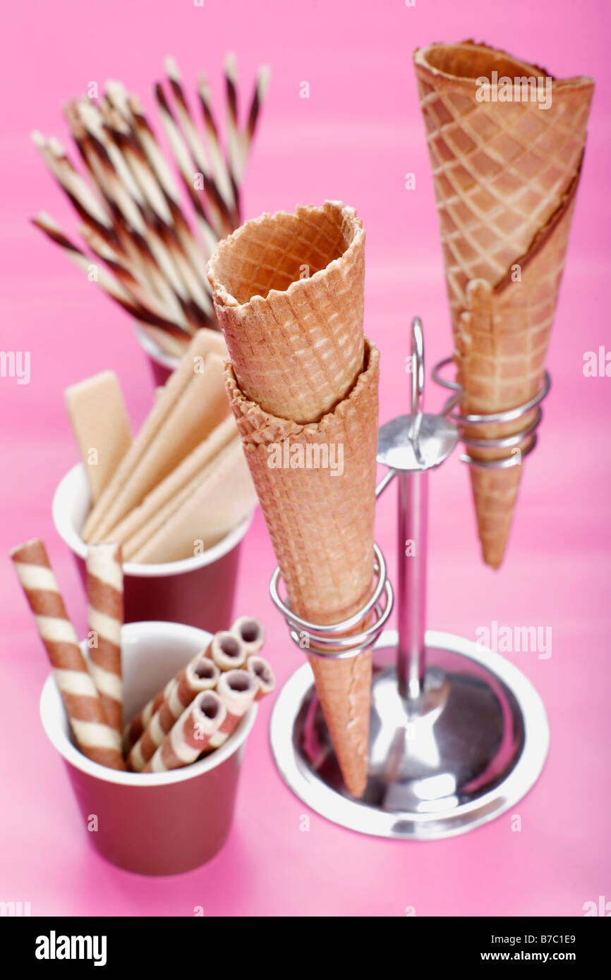 Variety of waffles Stock Photo - Alamy