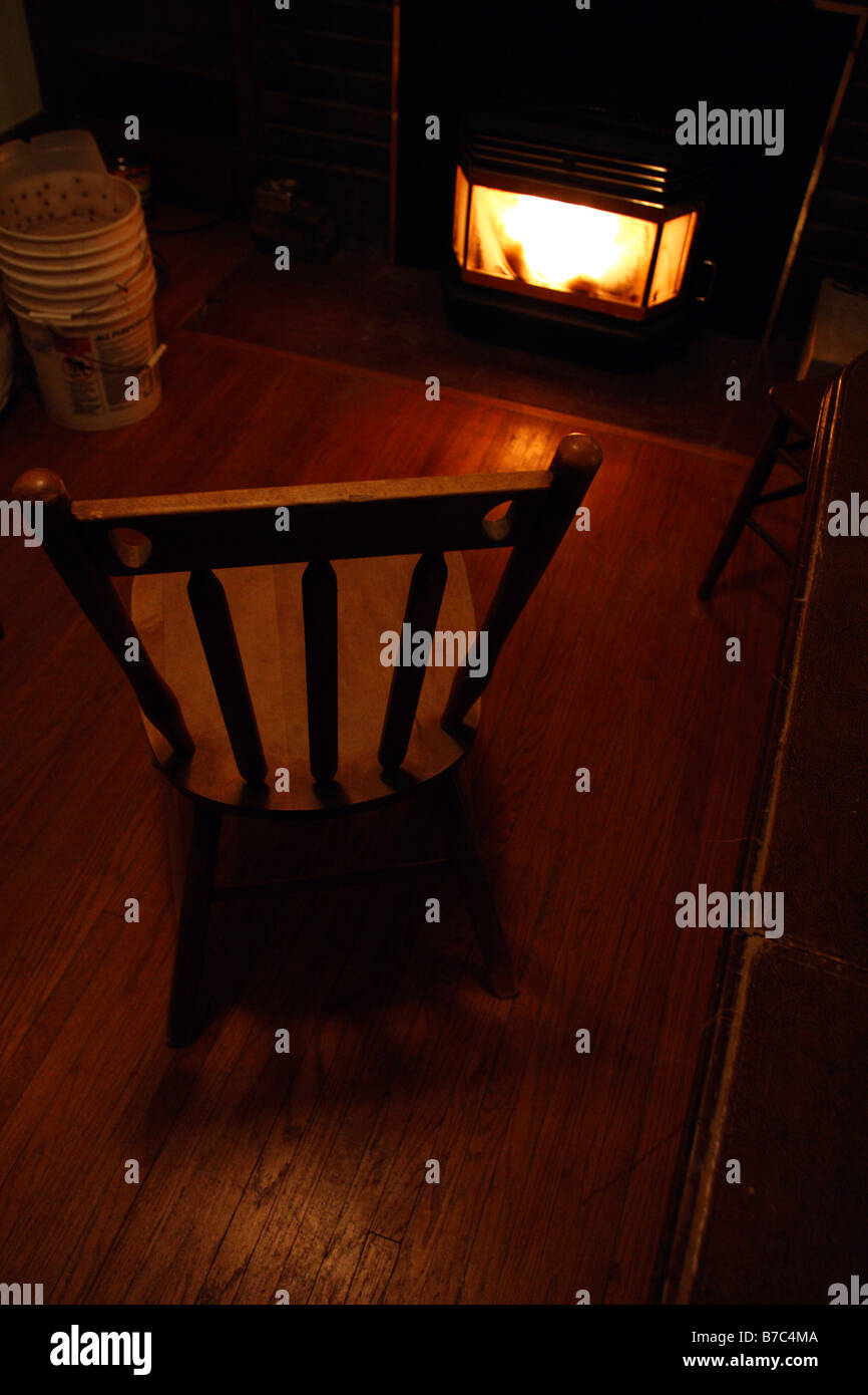 Cozy Chair Fireplace High Resolution Stock Photography and Images - Alamy