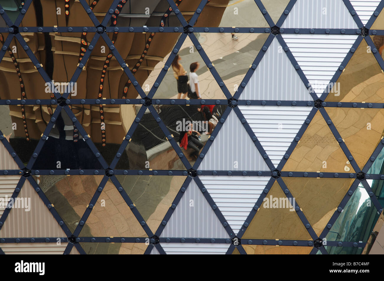 Building glass reflection triangle hi-res stock photography and images ...