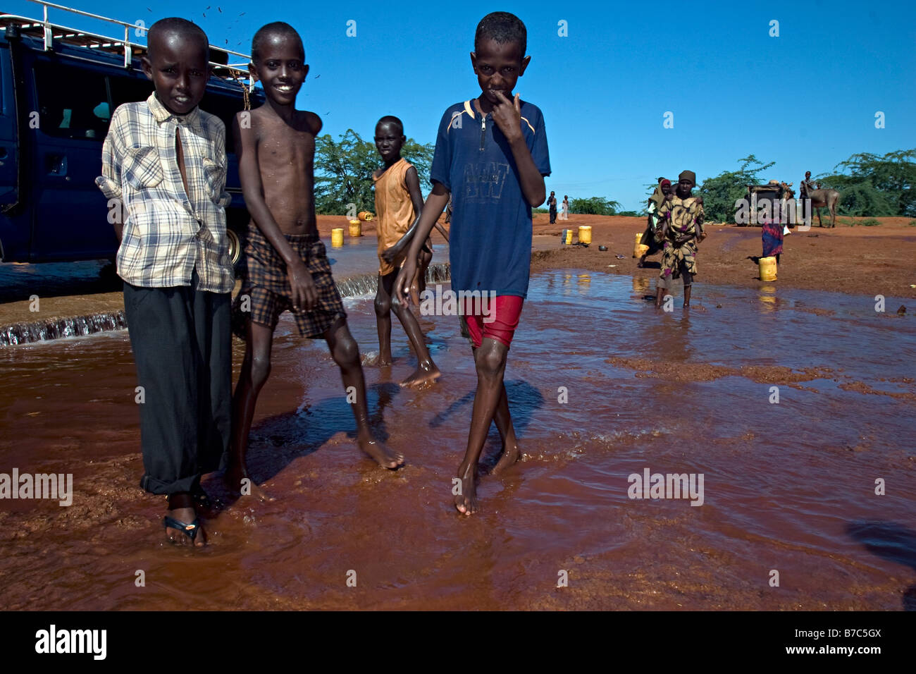Flooding and Drought in Northern Kenya Stock Photo - Alamy