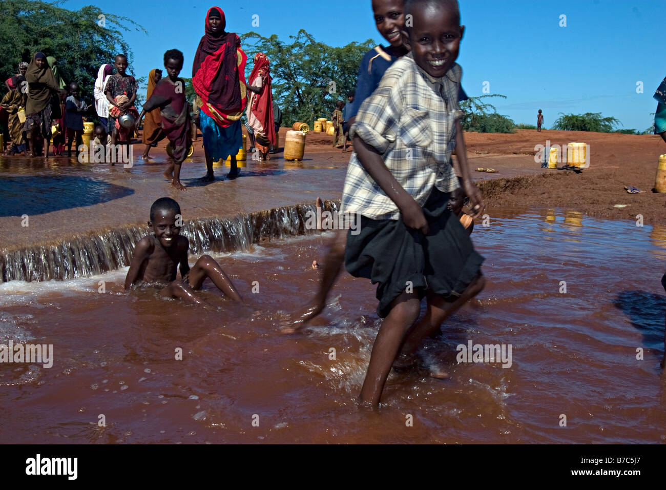 Flooding and Drought in Northern Kenya Stock Photo - Alamy