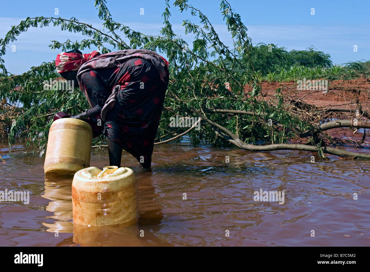 Flooding and Drought in Northern Kenya Stock Photo - Alamy