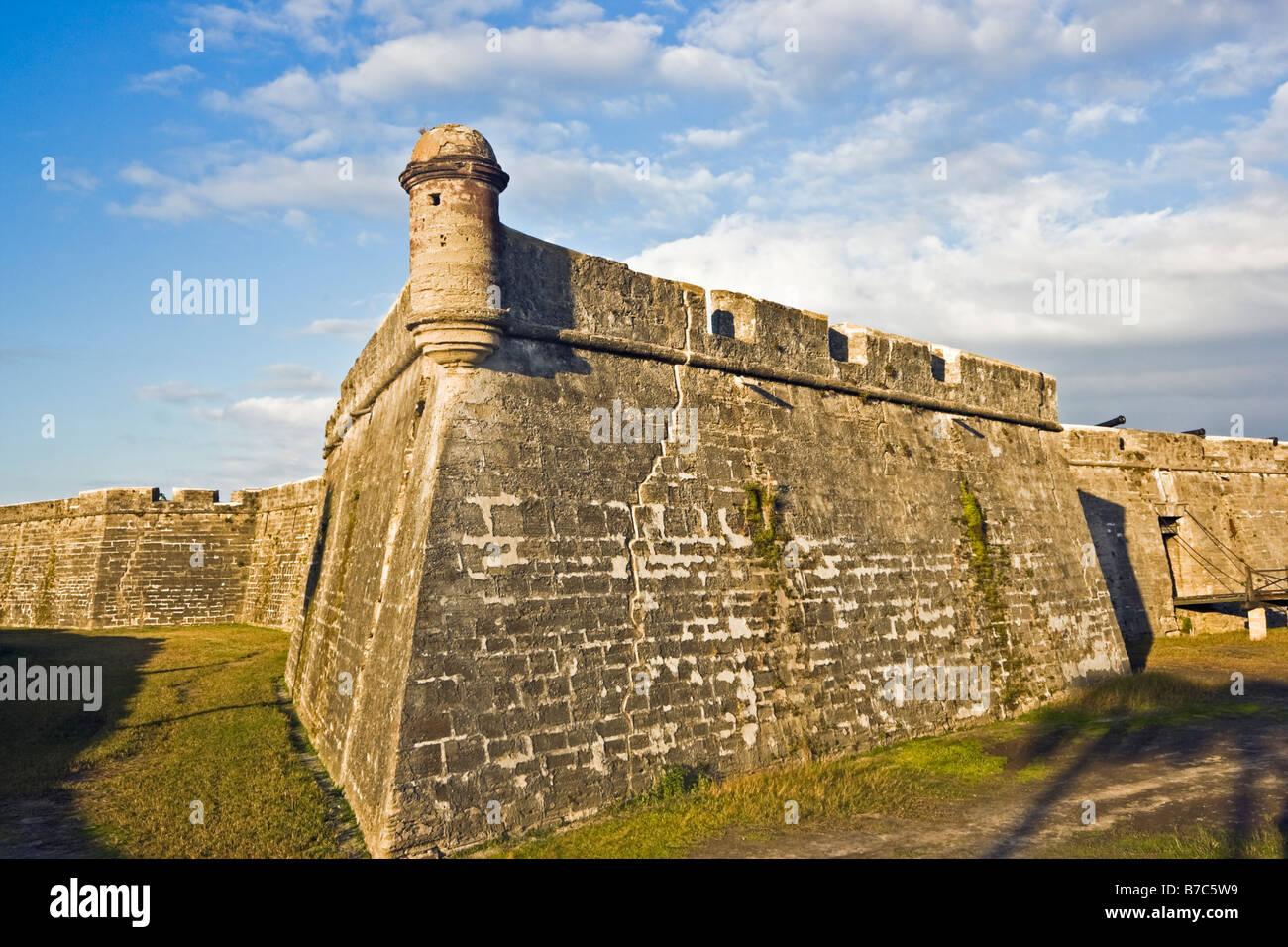 Castillo de San Marcos in St Augustine Stock Photo - Alamy