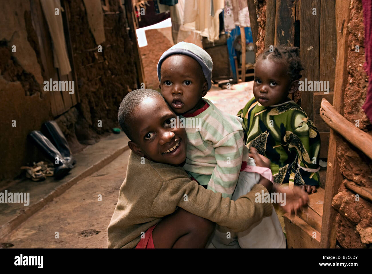 General scenes in and around Kibera, the 2nd largest slum in Africa ...