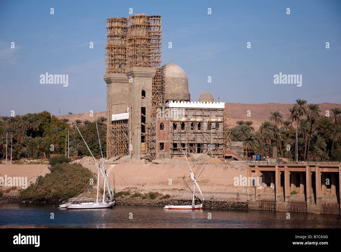 New Mosque Aswan Stock Photo - Alamy