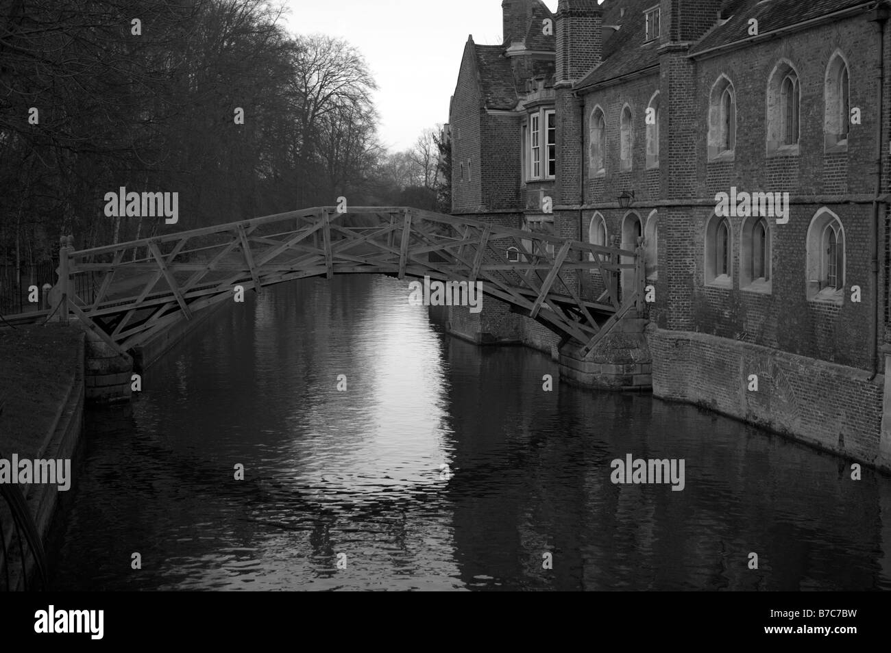 The Wooden Bridge over the River Cam in Cambridge, also commonly known ...