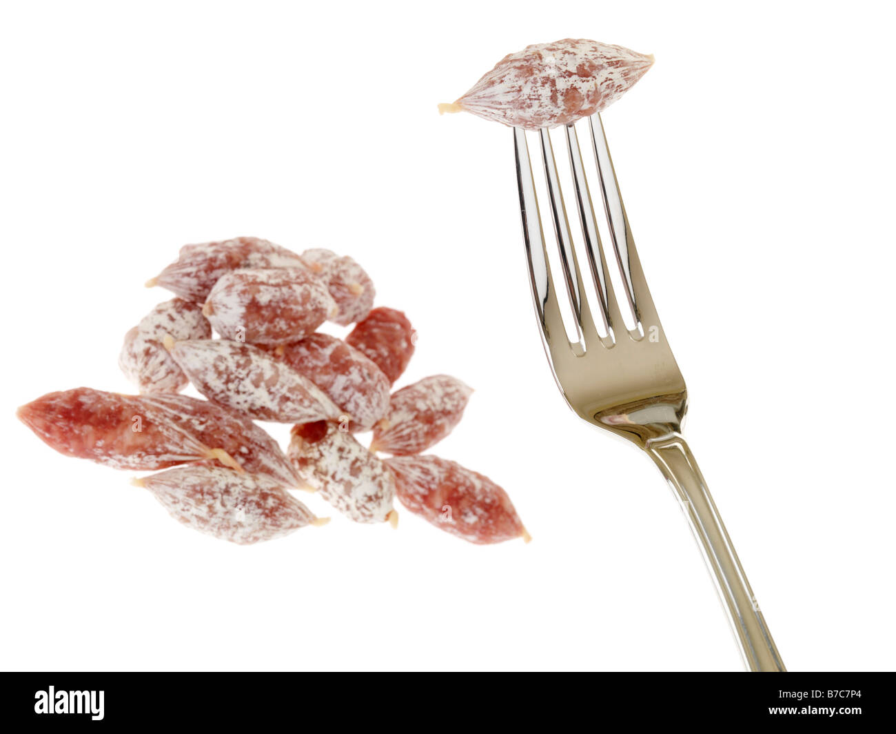 Fresh Spicy Pork Individual Salami Cocktail Party Food Sausages ...