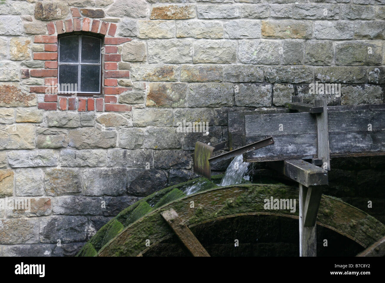 Mill wheel of a water mill Stock Photo - Alamy