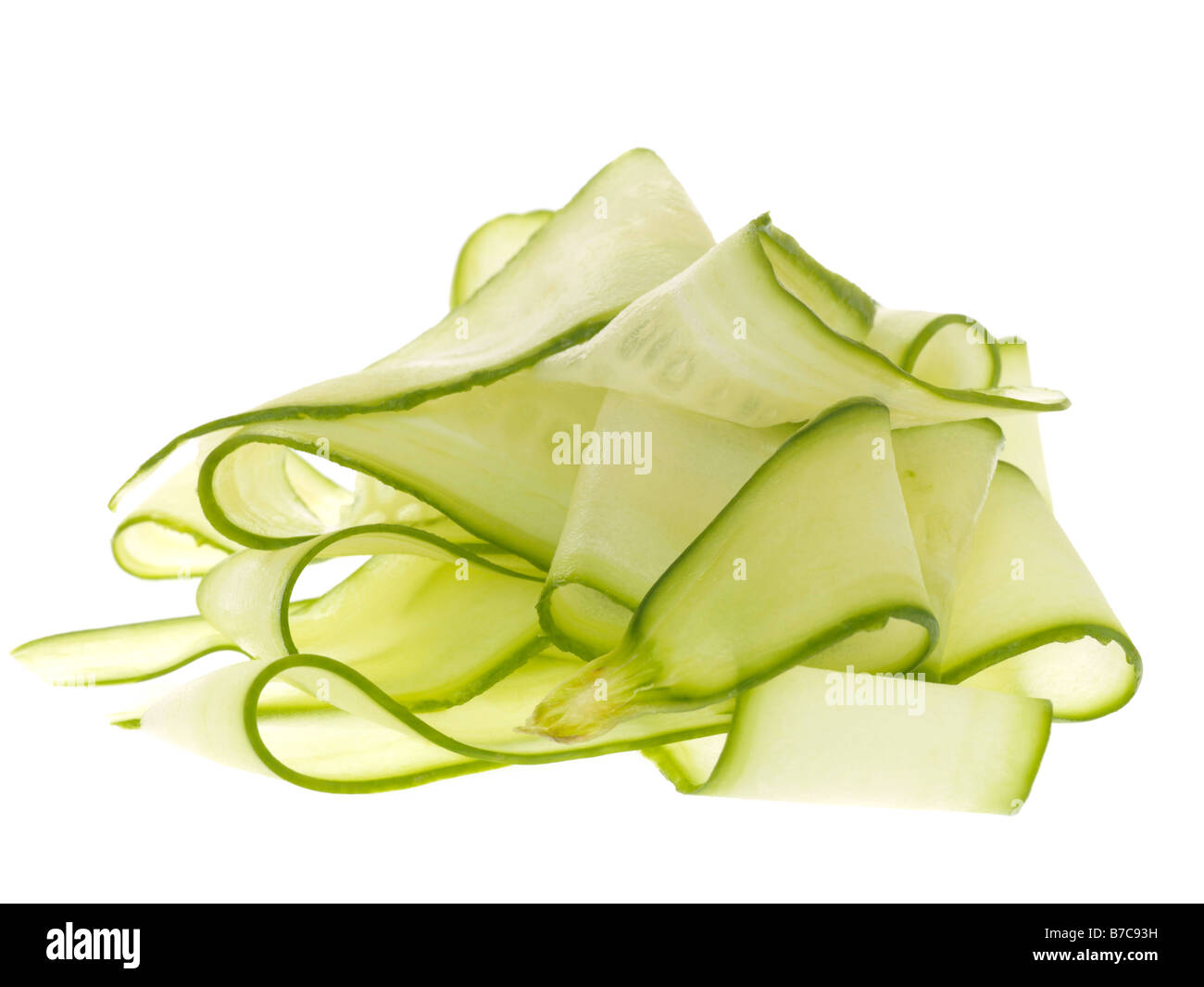 Courgette ribbons hi-res stock photography and images - Alamy