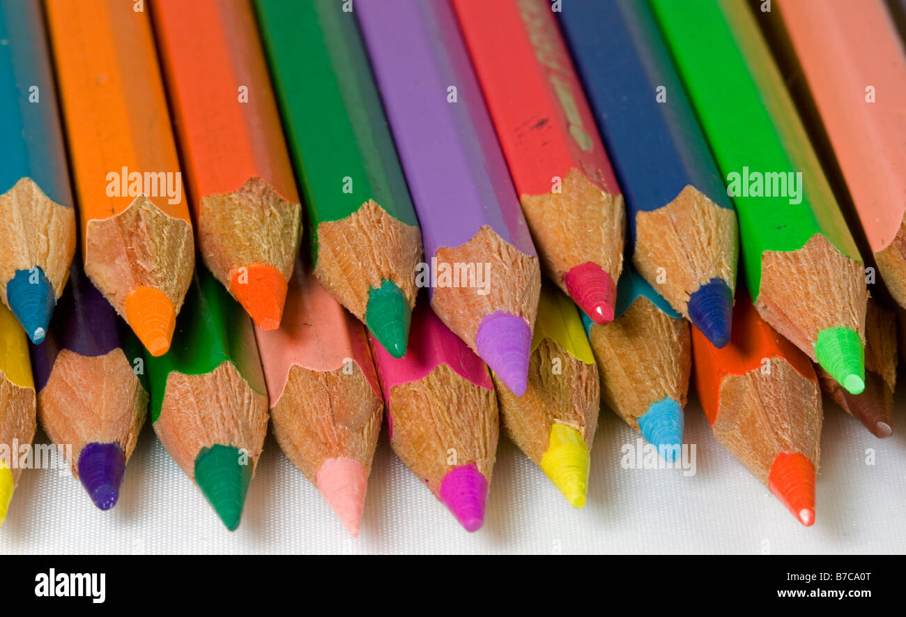 Colouring pencils stack hi-res stock photography and images - Alamy
